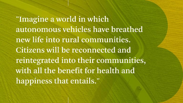Reconnecting the rural: Autonomous driving | Roland Berger